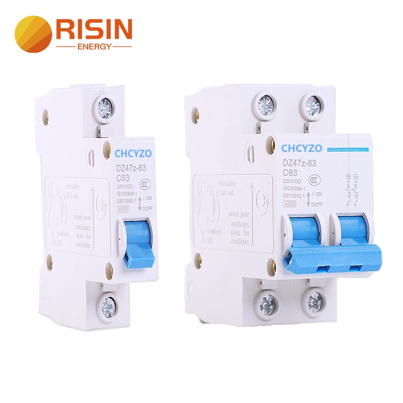 1P 2P DC Breaker 12V 24V 36V 48V 96V 120V DC MCB MCCB 100A 150A Solar ...