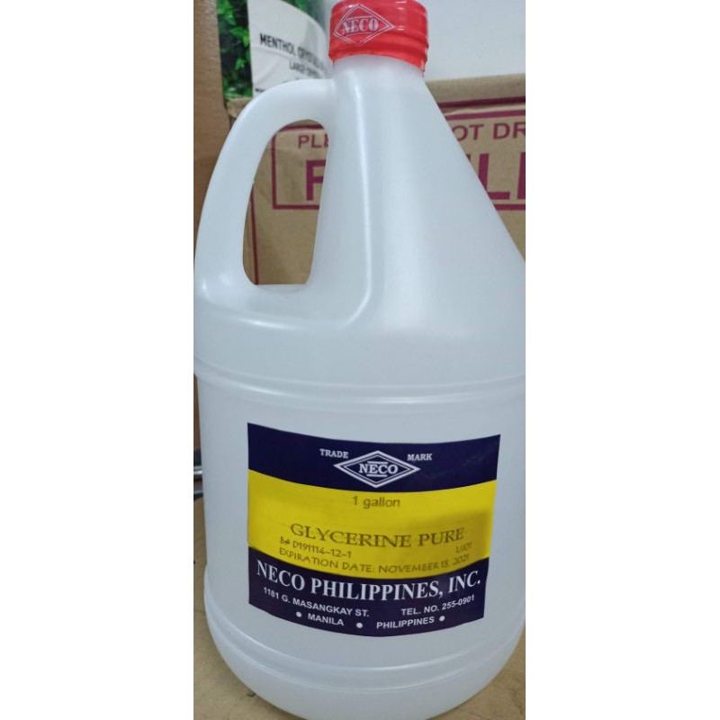 GLYCERINE PURE 1L/ 1 GAL MAX 4 GALS PER ORDER | Shopee Philippines