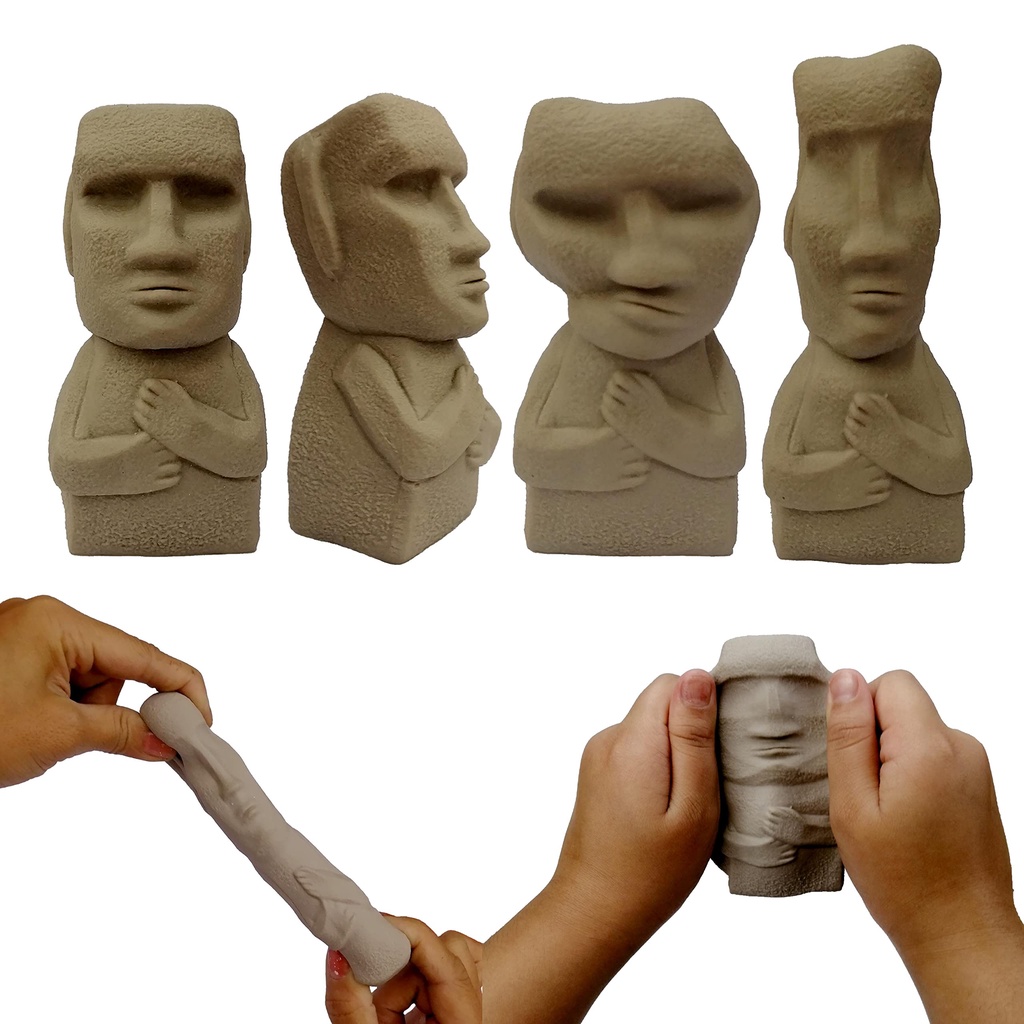 Easter Island Moai Stress Toys for Children and Adults with Funny ...