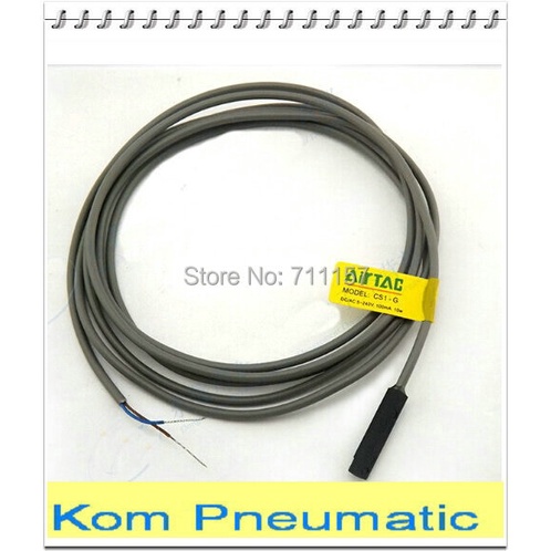 10 PCS CS1-G Pneumatic Air Cylinder Magnetic Reed Switch Sensor , 5 ...