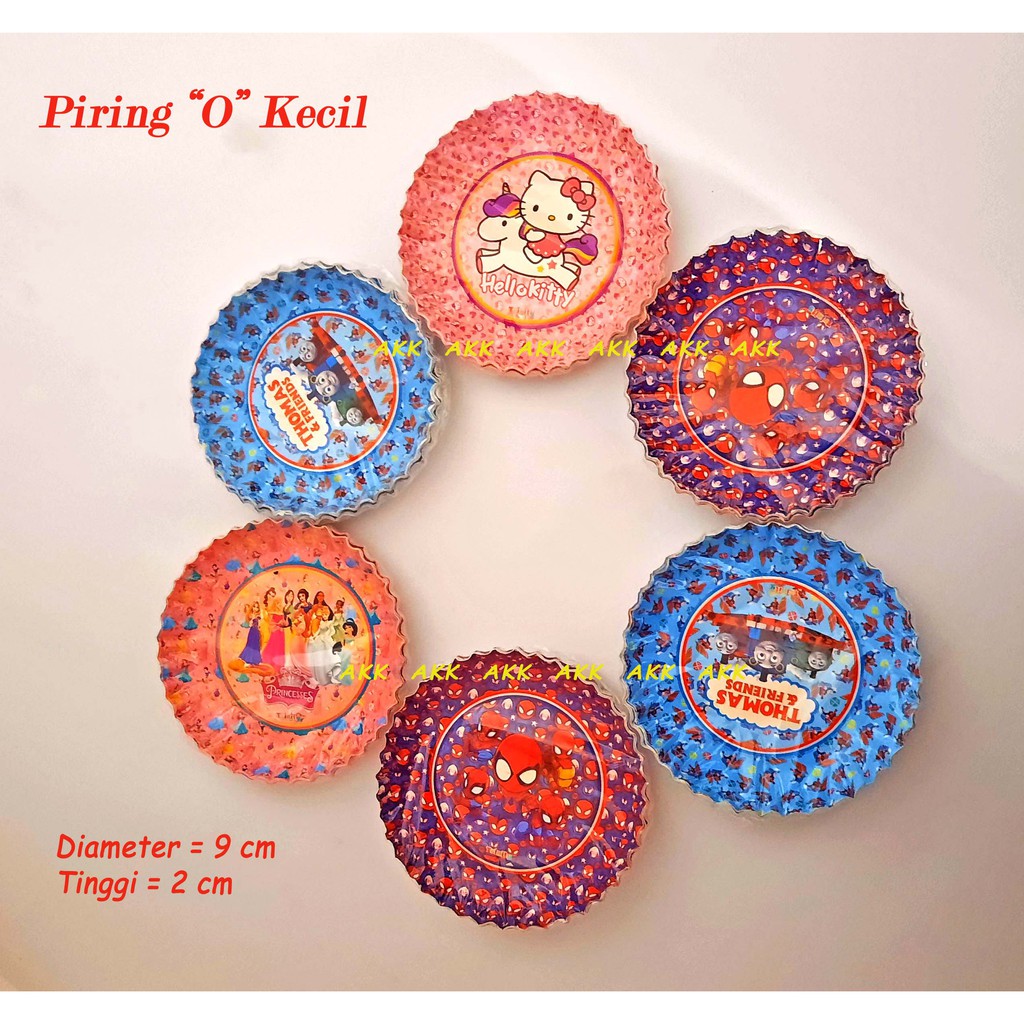 Motif Picture Round Plates (5 Pack) | Shopee Philippines