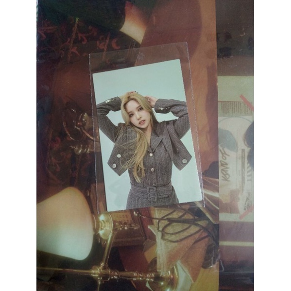 Photocard PC OFFICIAL MINA TWICE Wide Open Eyes/ Benefit Taste of Love | Shopee Philippines