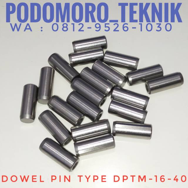 Dowel Pin Thread 16mm Dowel Pin 16x40 mm Dowel Pin With Drat Hole ...