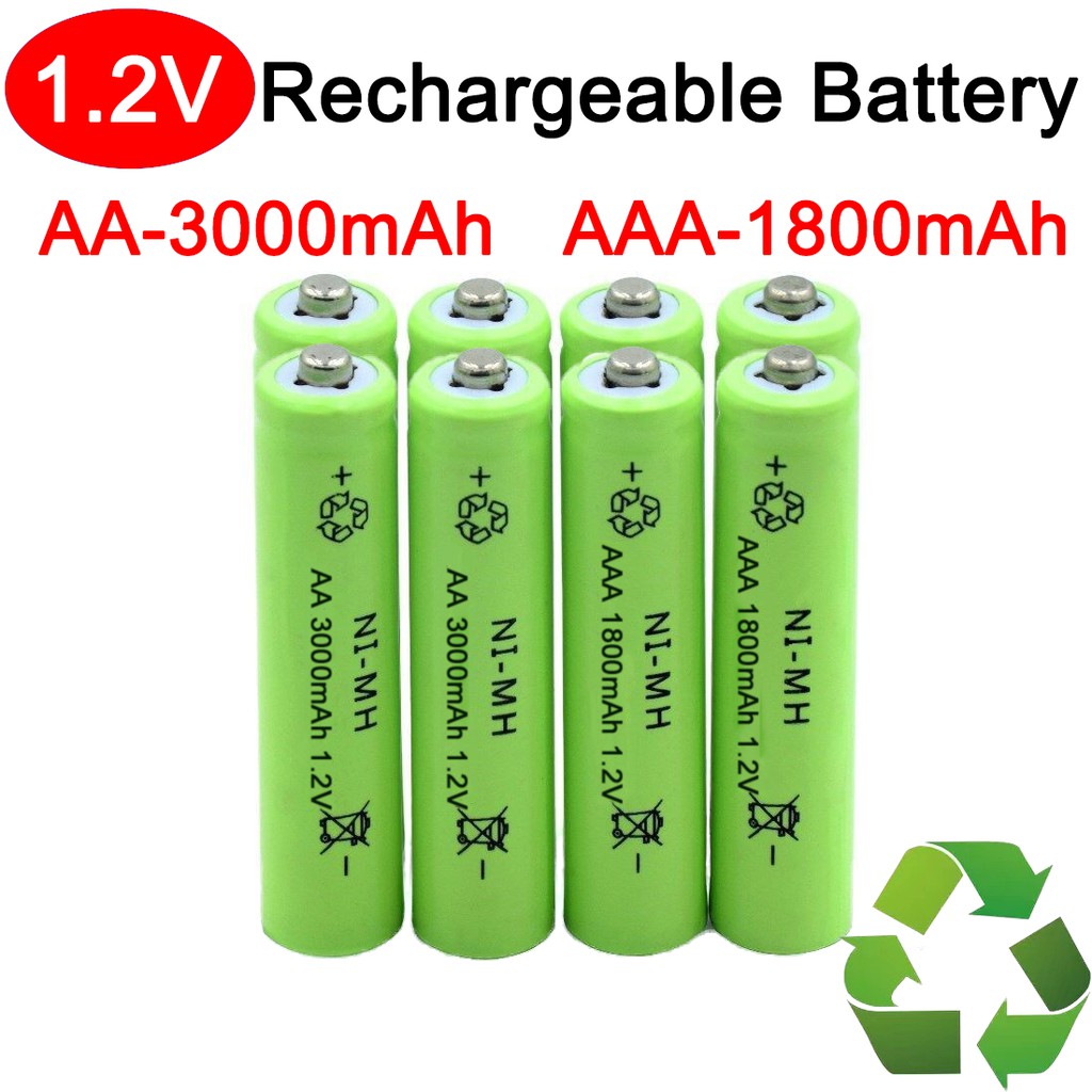 1.2V/1.5V 4000mAh Rechargeable Battery AA Rechargeable Battery AAA ...