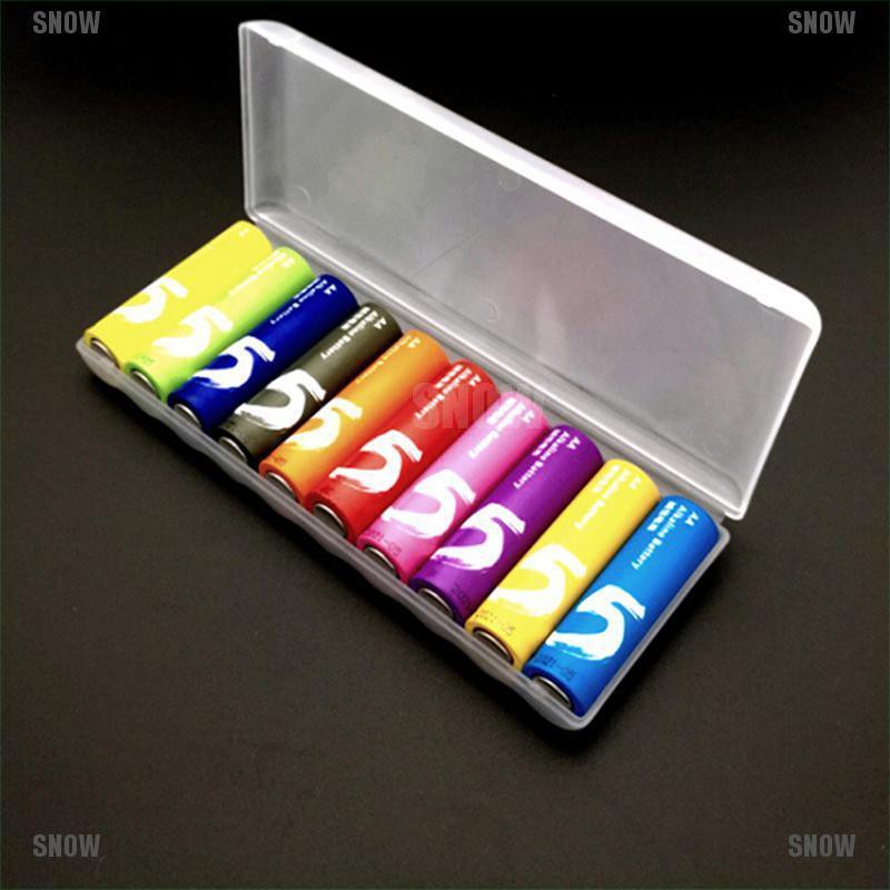 {Snow&PH}Portable plastic battery case cover holder storage box for ...