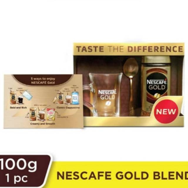 Nescafe Gold Coffee 100gr Gift Set | Shopee Philippines