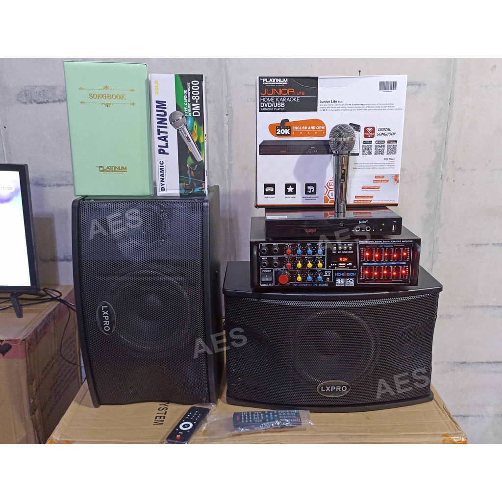 Videoke Karaoke Set with Free Mic Platinum Junior Lite + Homevision ...
