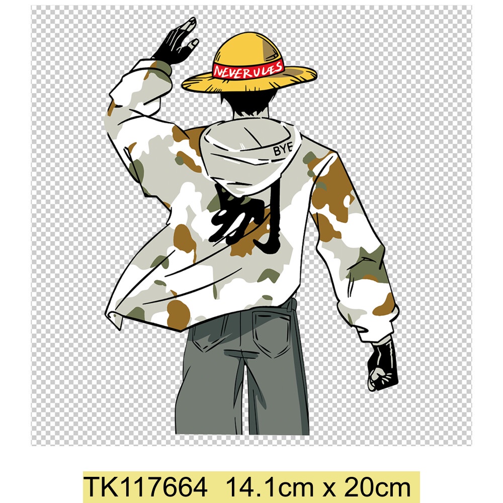 Japanese Anime Heat Transfer Stickers Cool Cartoon Print Heat Press ...
