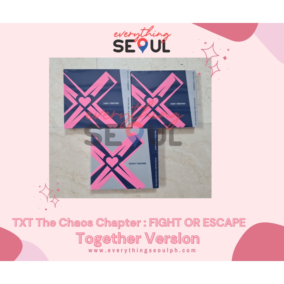 TXT FIGHT OR ESCAPE - Together Ver. (sealed) | Shopee Philippines