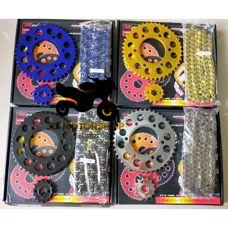 MODY5 CHAIN SET FOR SNIPER 150/155 | Shopee Philippines