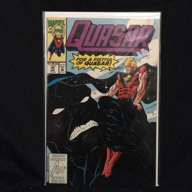 Quasar 45 Marvel Comic Book Printed 1993 Script by Mark Gruenwald, art ...