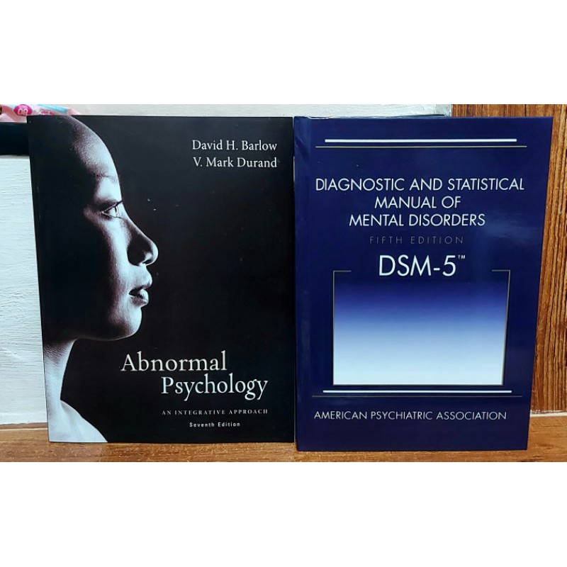 DSM5 / ABNORMAL PSYCHOLOGY 7TH ED (BARLOW) | Shopee Philippines