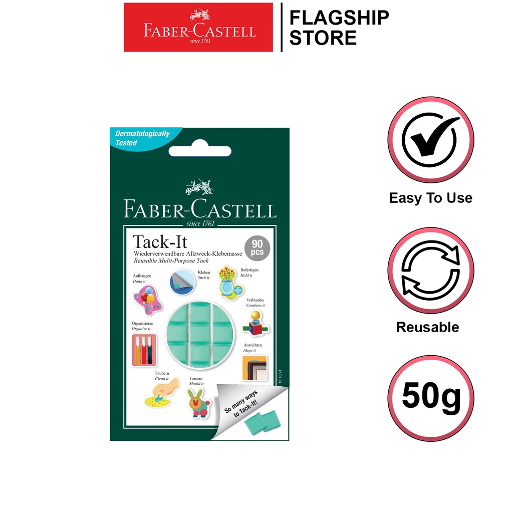 Faber-Castell Tack It 50gm [12187091] | Shopee Philippines
