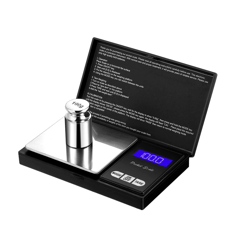 500g x 0.1g mini electronic scale pocket digital scale for gold ...