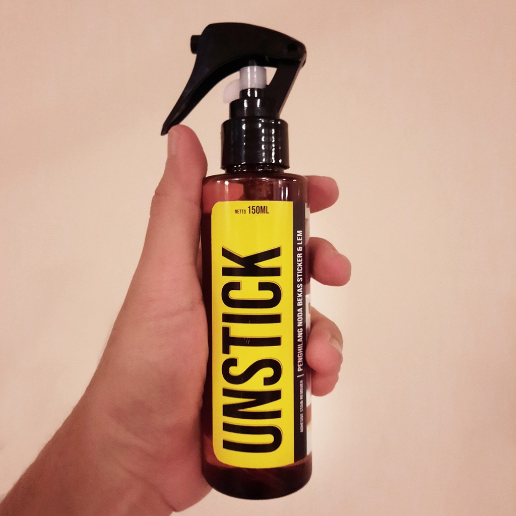 Sticker USED STAIN CLEANER - GLUE STAIN REMOVAL - ADHESIVE STAIN ...