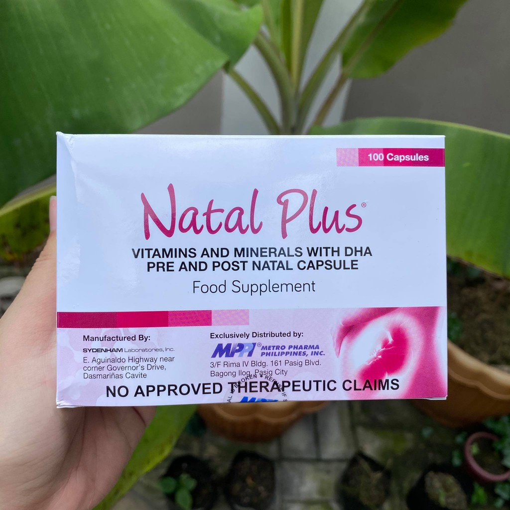 Natal Plus Vitamins and Minerals with DHA | Shopee Philippines