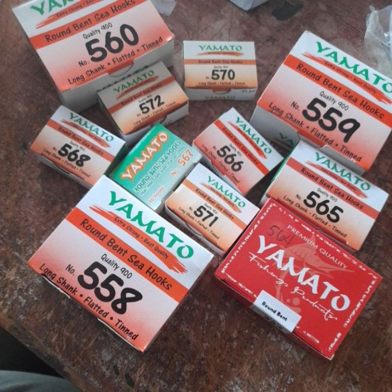 yamato hooks round bent | Shopee Philippines