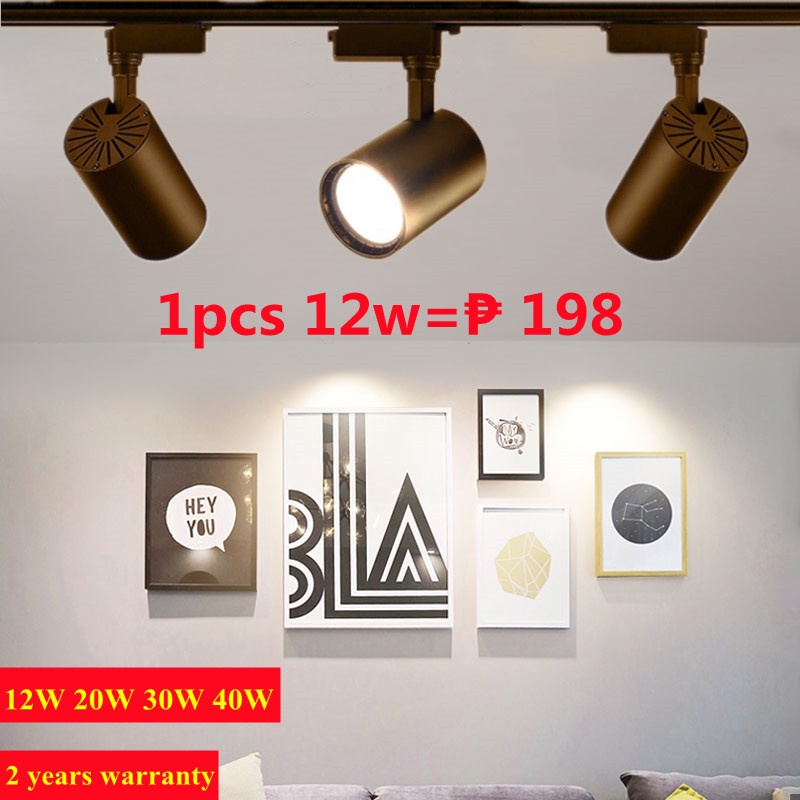 1PCS LED Track Lamp COB Track Light Led Ceiling Fixture Spot Tracklight ...