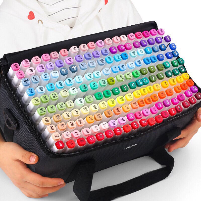 TouchFive TouchSmooth Dual Brush Pen Marker 168, 262 Colors | Shopee ...