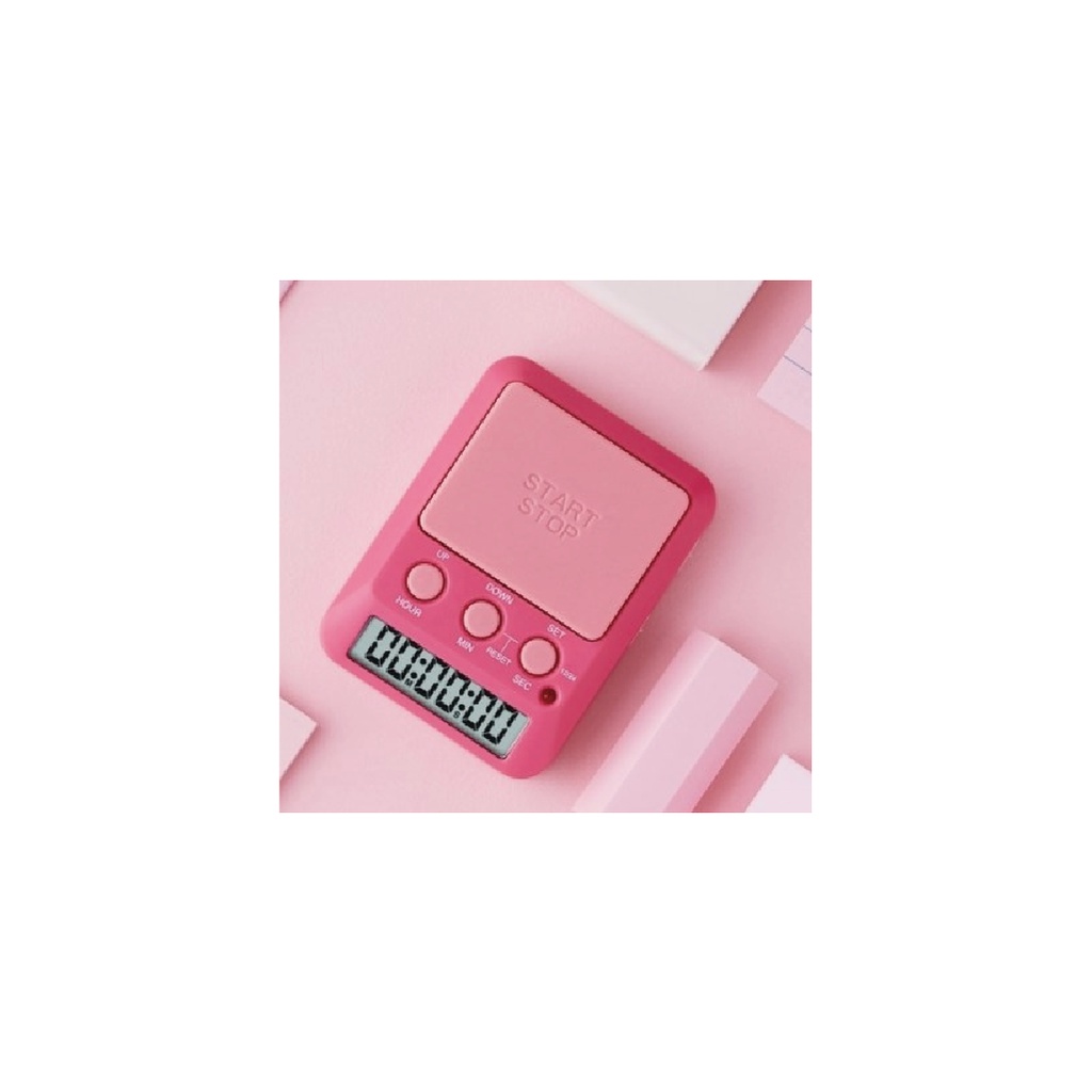 DRETEC Study Timer Stopwatch for Student Two-Tone Color Design Mini ...