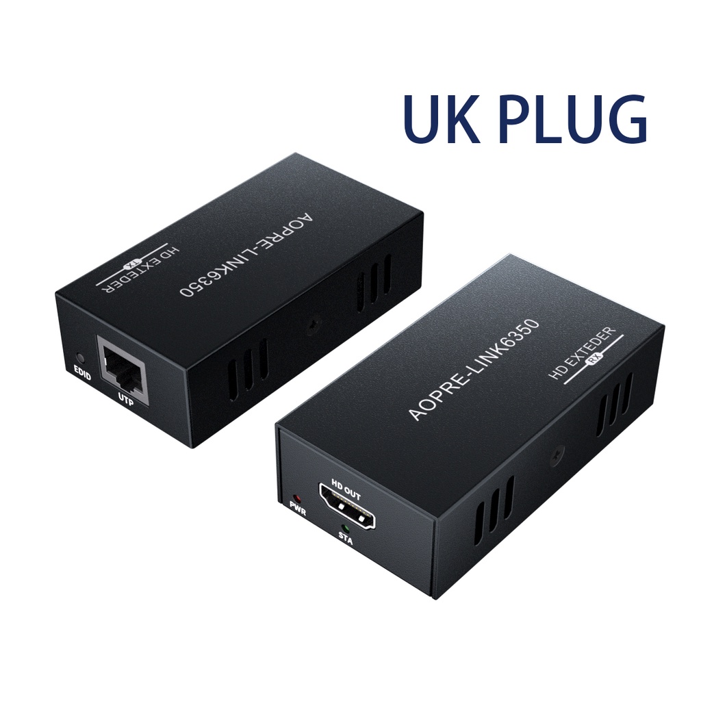 PWAY HDMI Extender HDMI To Cat5E Cat6 RJ45 Video Signal 1080p@60Hz Full ...