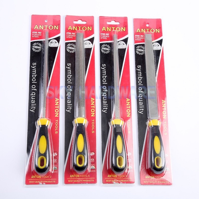 ANTON Steel File 8inch 10inch | Shopee Philippines