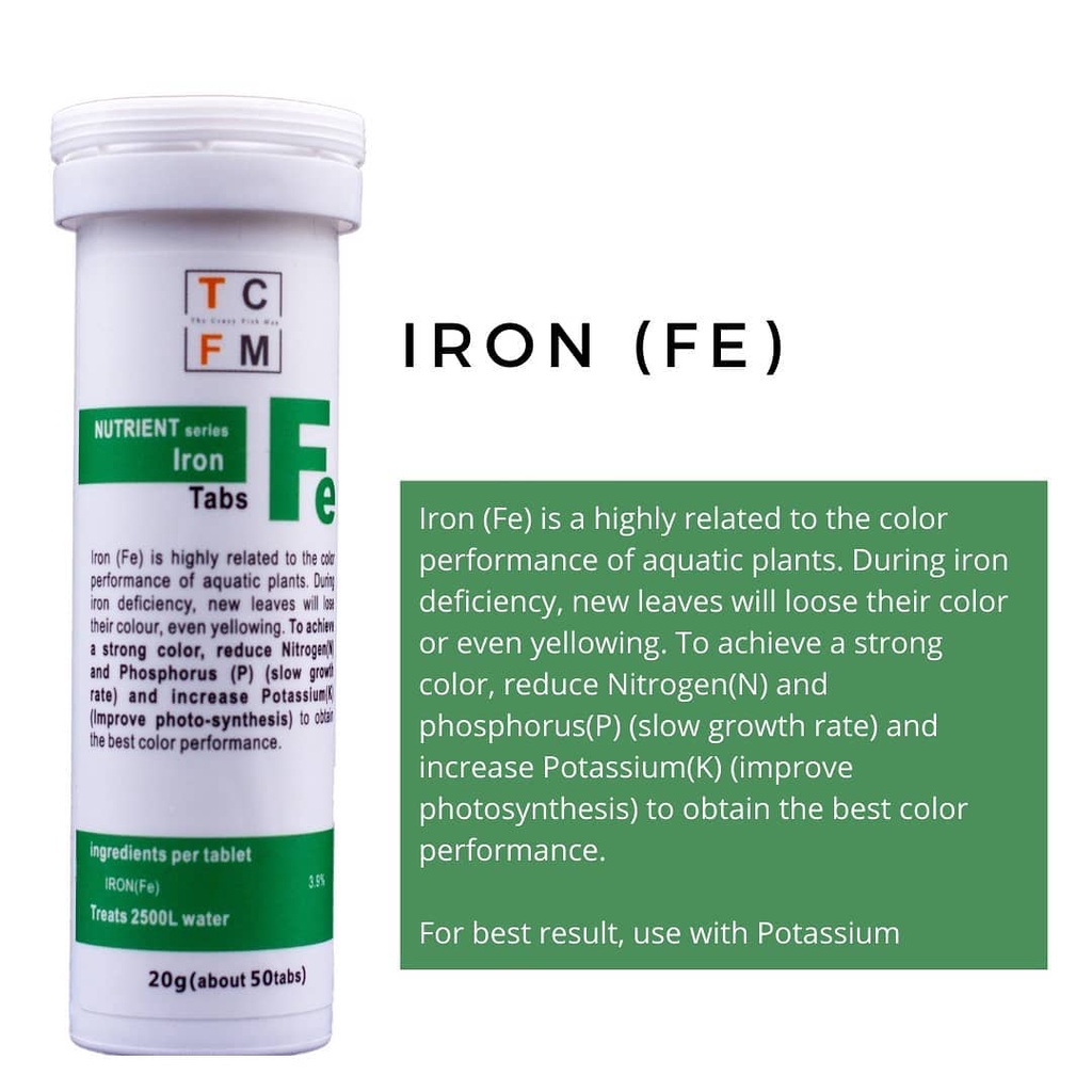 TCFM Iron Nutrient (50tabs) | Shopee Philippines
