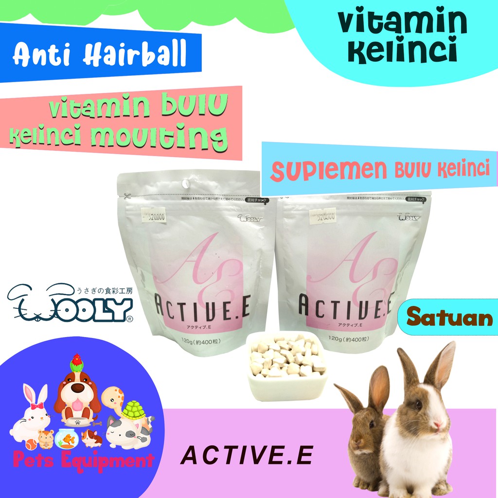 Buy UNITS ACTIVE E rabbit molting vitamins/rabbit digestive vitamins ...