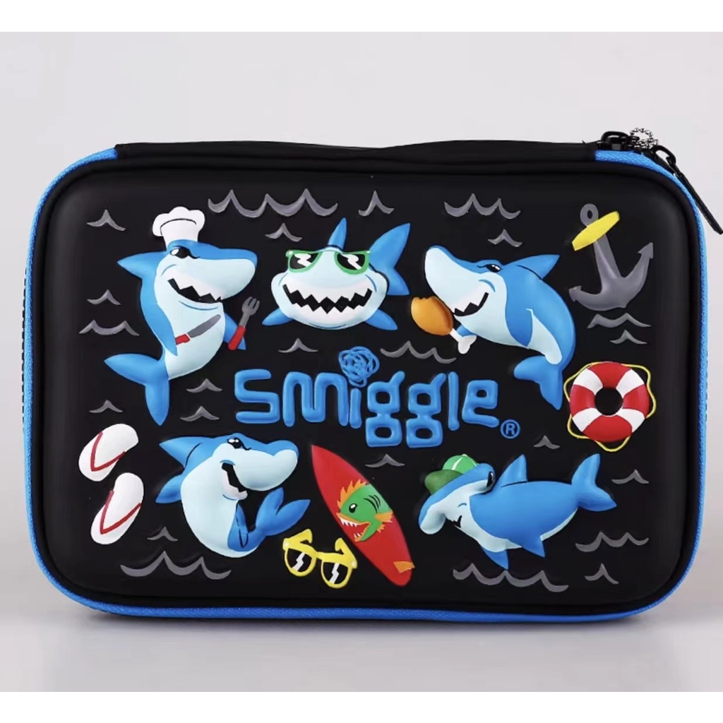 Smiggle Backpack Shark schoolbag large bag for primary children ...