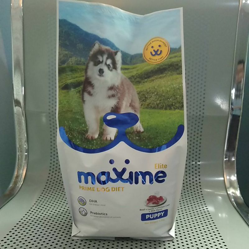 Maxime Elite Puppy Beef, Lamb, Chicken Liver & Milk 1.5kg | Shopee ...