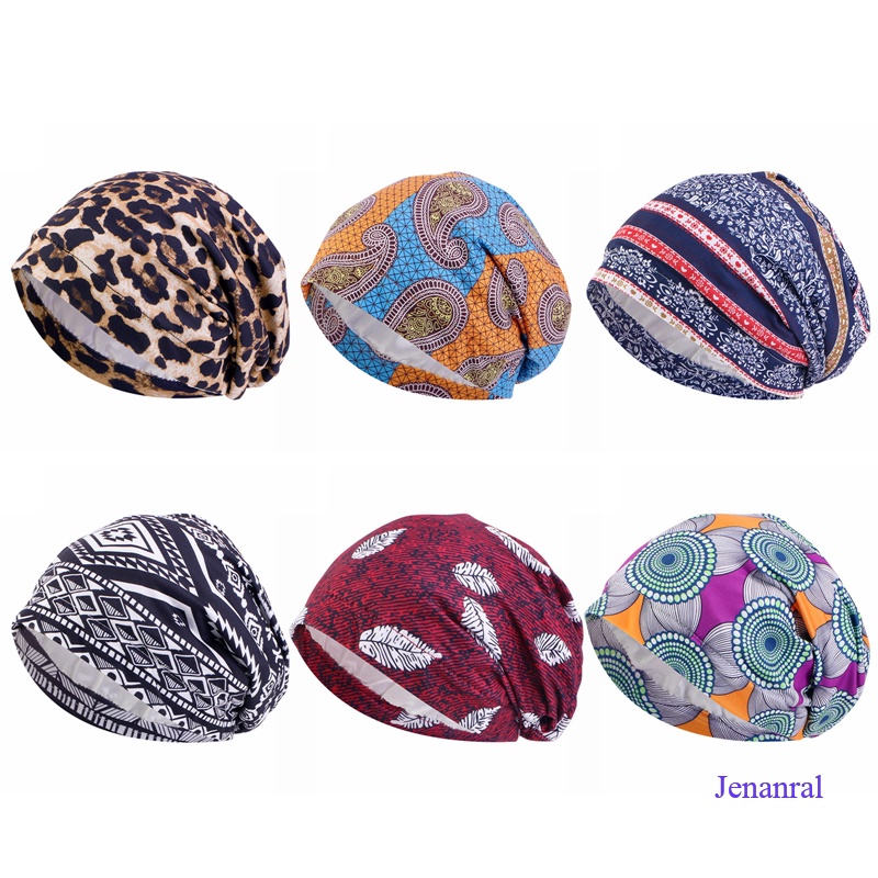 Jenanral Hip Hop Skullies Beanies Letter Print Men's Goth Bonnet Hat ...