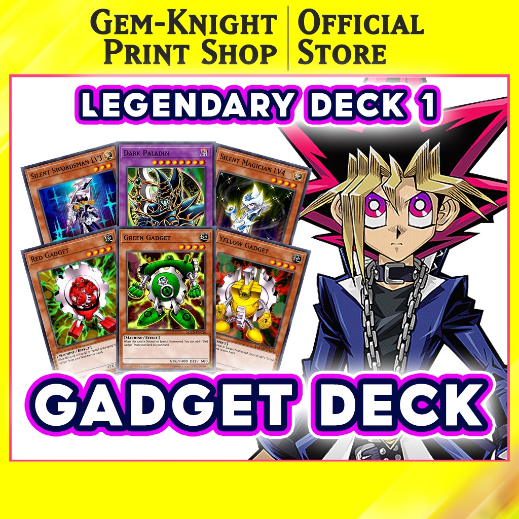 [Printed Cards] Yugioh Deck - Legendary Deck I - Gadget Deck | Shopee ...