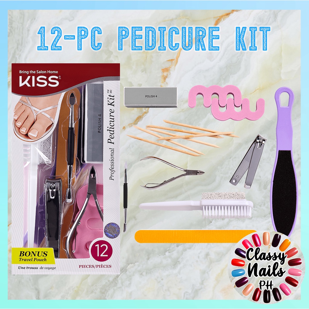KISS USA • Professional Pedicure Kit • Classy Nails PH | Shopee Philippines