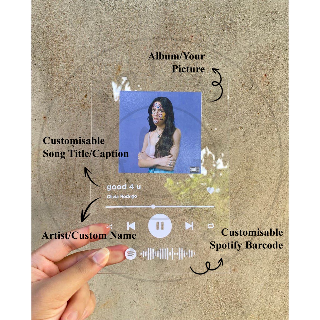 SPOTIFY PLAQUE - Spotify Music Plaque/Spotify Acrylic Plaque | Shopee ...