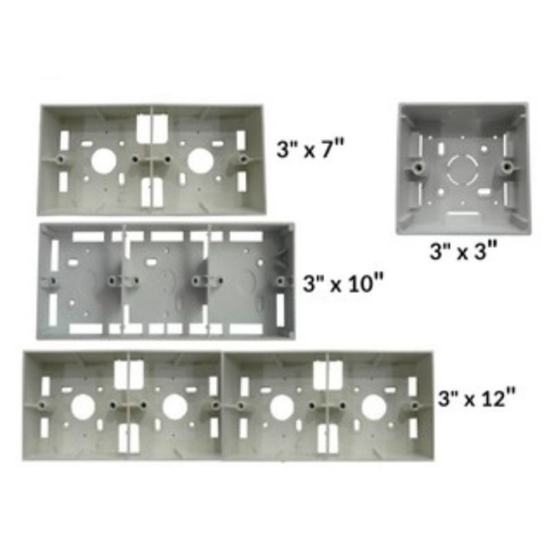 PVC Box Surface Type Nut Box/Tapak Suis/Base 3x3 | Shopee Philippines