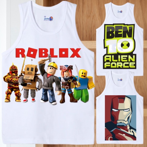 White Sando Tops Shirts for Boys Kids Fit to 1-10 Years Old Assorted ...