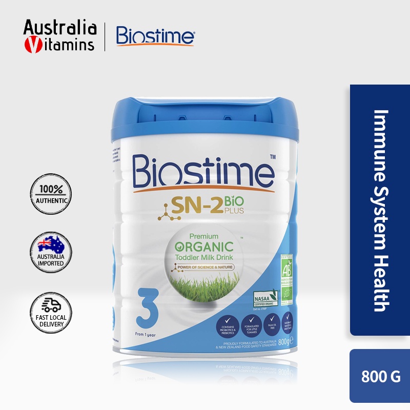 Biostime SN-2 Bio Plus Premium Organic Toddler Milk Drink Stage 3 800g ...
