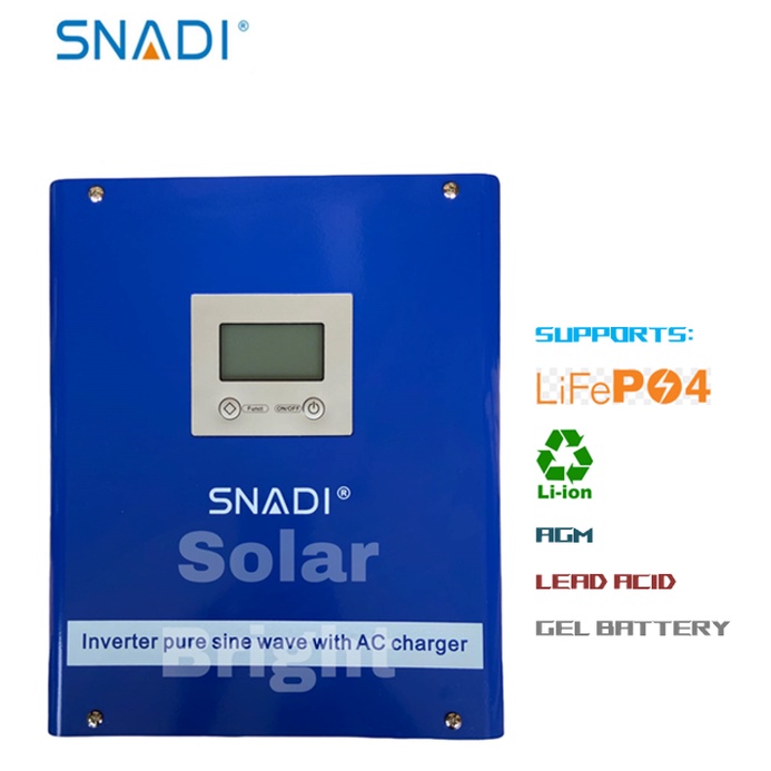 SNADI Pure Sine Wave Toroidal Inverter 12V 1kW Adjustable LVD/HVR ...