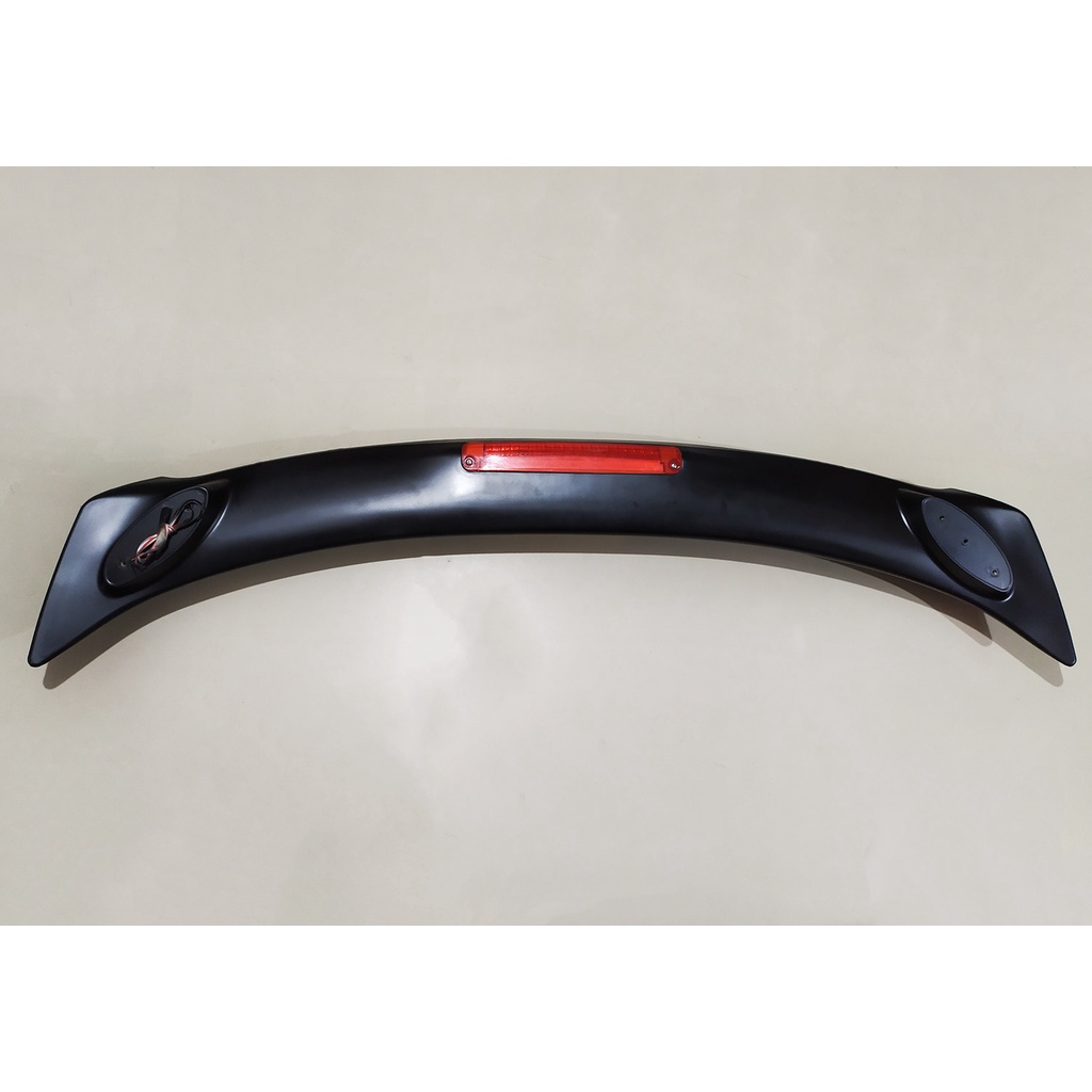 Toyota Vios 2008 to 2019 TRD Low Matte Black Paint Spoiler With 3rd ...