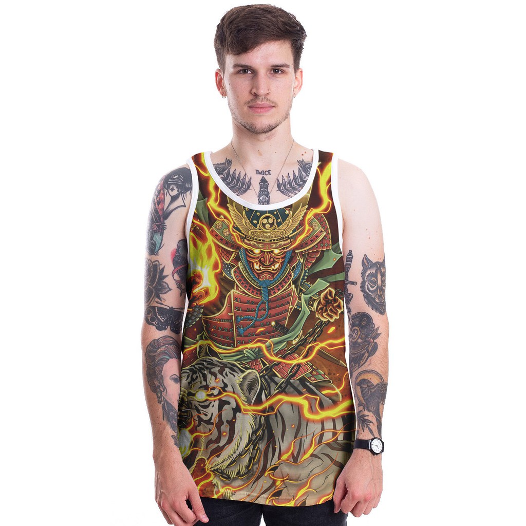 Youth Culture Sando 'Samurai' Tank Top Slub Yarn Sublimation | Shopee ...