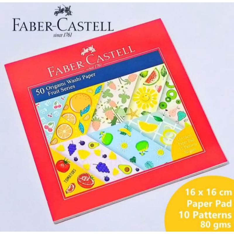 Origami Paper Motif Faber Castell Washi Paper Fruit Series 16x16 ...