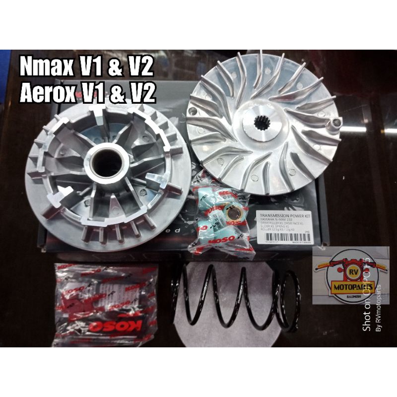 KOSO pulley set For Nmax & Aerox V1 & V2 | Shopee Philippines
