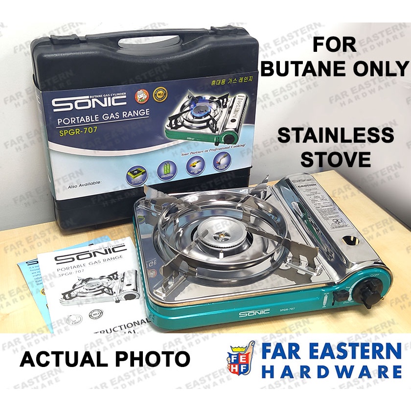 SONIC Portable Gas Stove Range 2 in 1 LPG Butane Made in Korea | Shopee ...