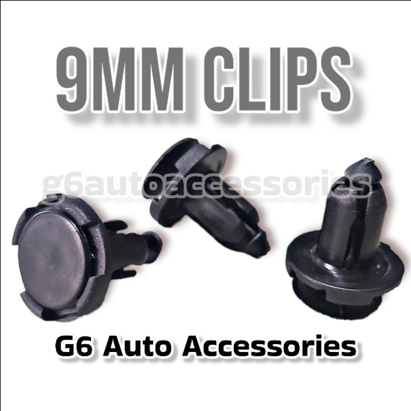 9mm Car Universal Bumper Clip Toyota Lexus Fender Liner Clip Fastener ...
