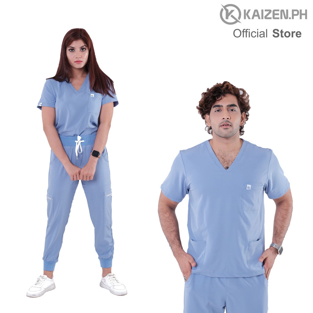 KAIZEN.PH Scrub Suit 2nd Gen KSS2G-05 DOUBLE PATCH POCKET TOP CARGO ...