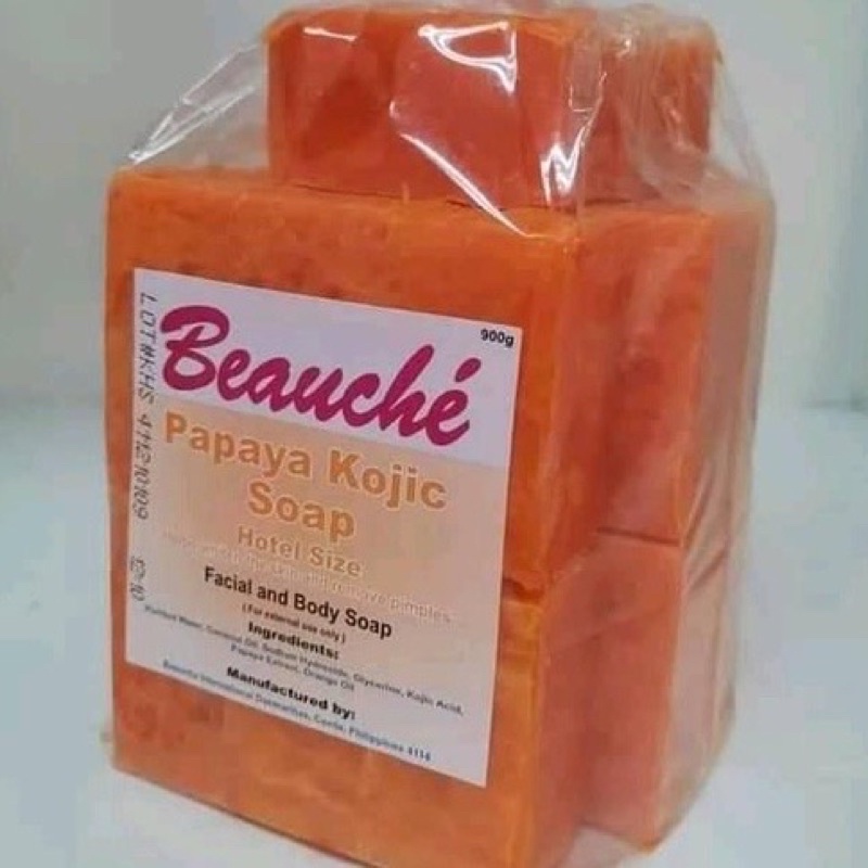 Beauché International Hotel Size Soap: Papaya Kojic Kilopack | Shopee ...