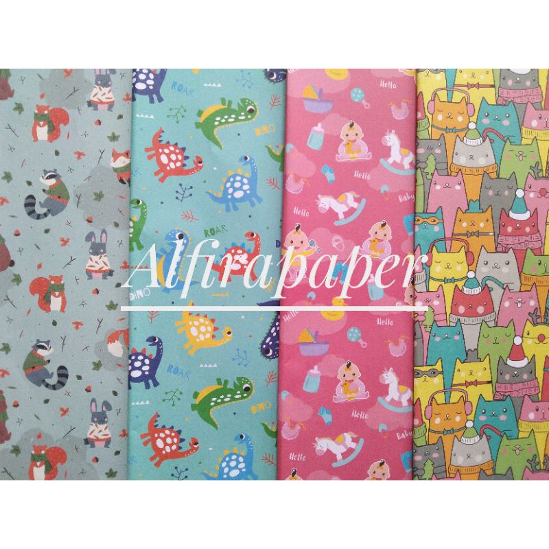 Sansan Wawa Character Gift Paper | Shopee Philippines
