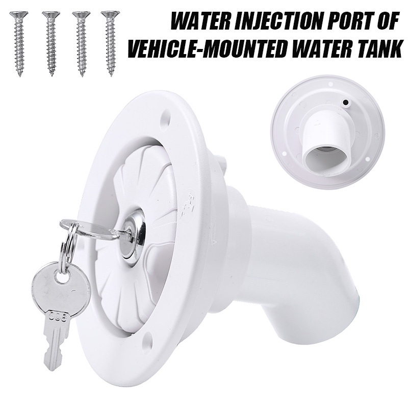 Car Fresh Water Lock Inlet Hatch Filler Cap Tank For Caravan Motorhome ...