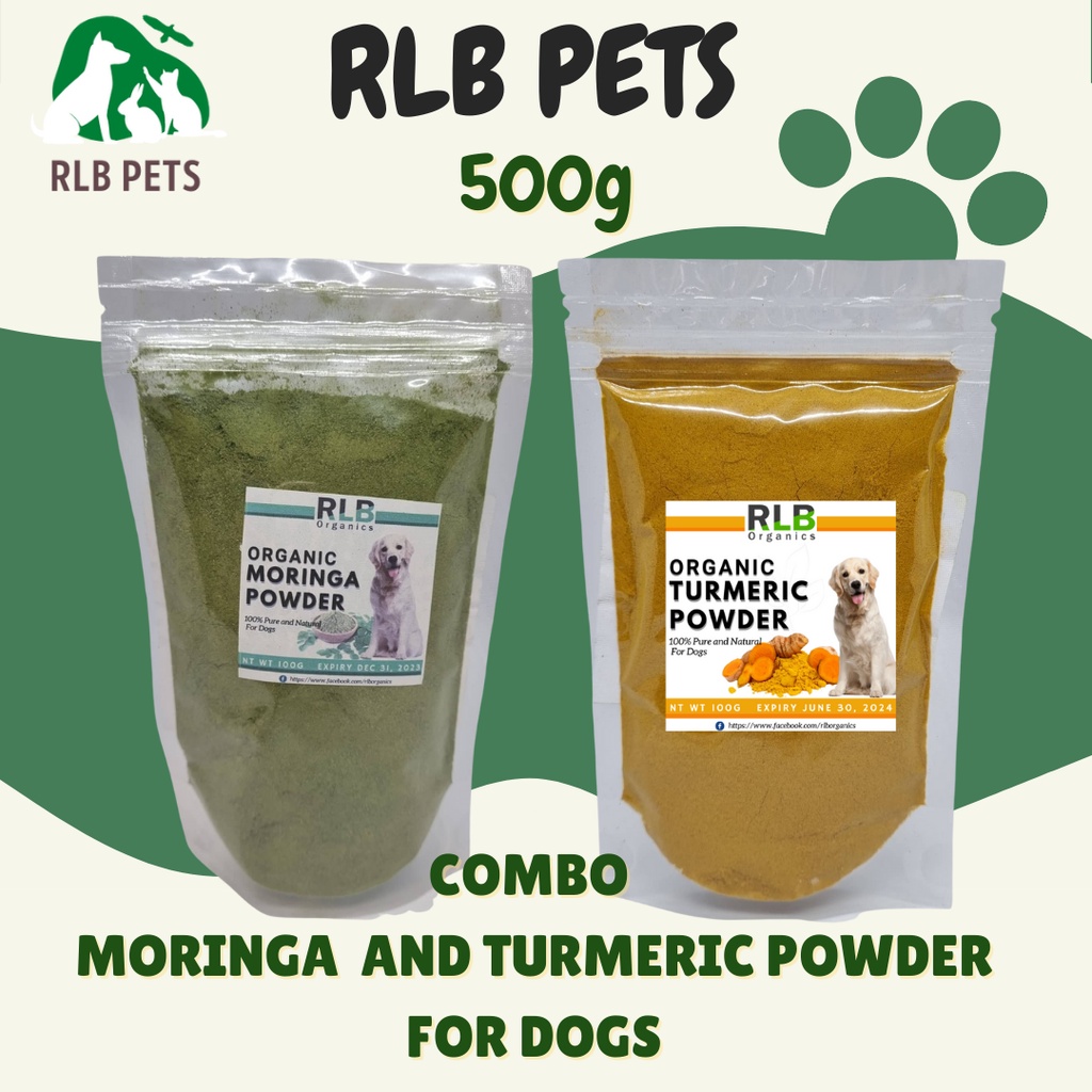 500 grams Turmeric Powder for Dogs and 500 grams Moringa Powder for ...
