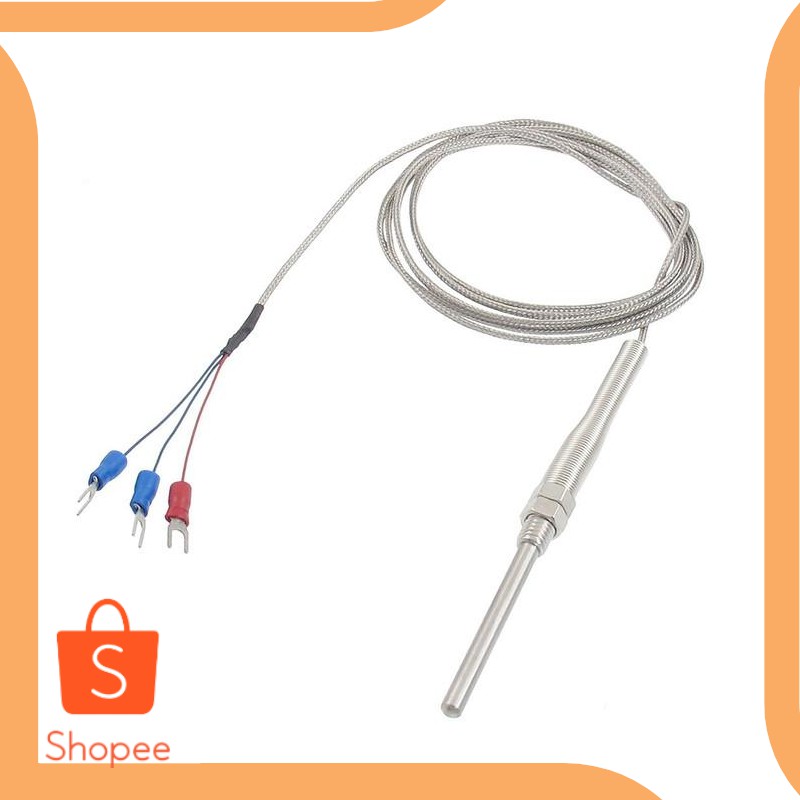 Selling Welding Stock RTD Pt100 3 Wires Temperature Sensor probe: 50mm ...
